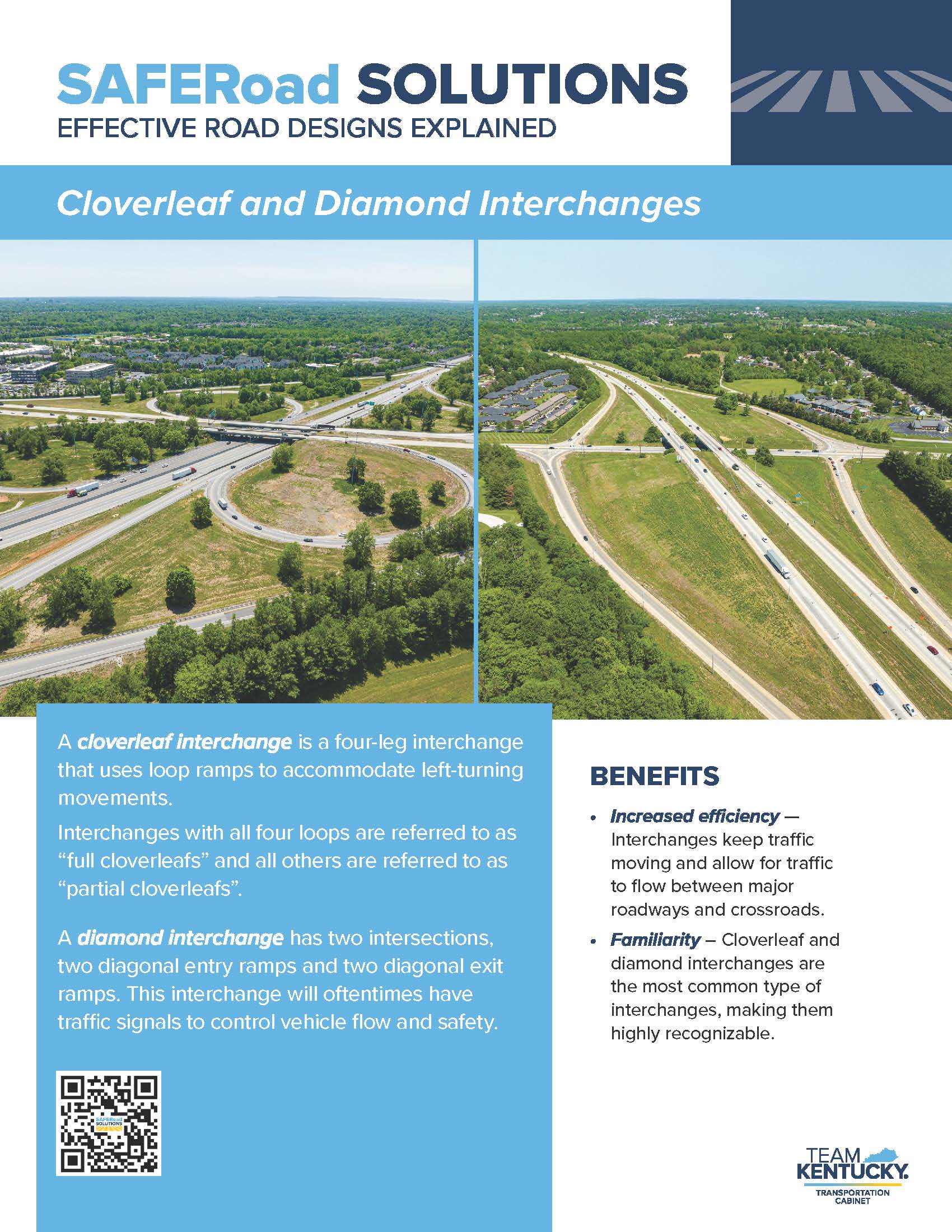 Cloverleaf and Diamond Interchanges | KYTC SAFERoads Solutions